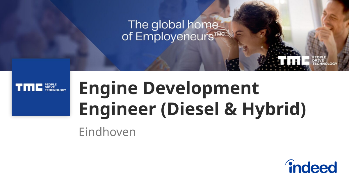 Engine Development Engineer (Diesel & Hybrid) - Eindhoven - Indeed.com