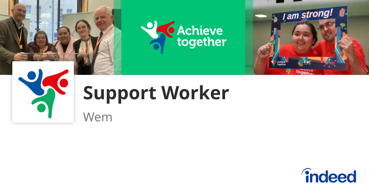 Support Worker - Wem - Indeed.com