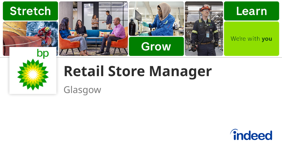 Retail Store Manager - Glasgow G74 1HE - Indeed.com