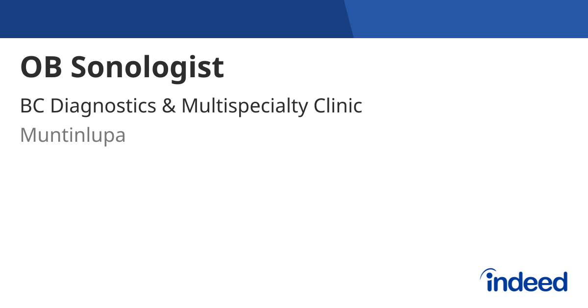 OB Sonologist Muntinlupa Indeed ob-sonologist-muntinlupa-indeed