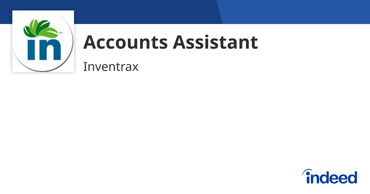 Accounts Assistant - Hyderabad, Telangana - Indeed.com
