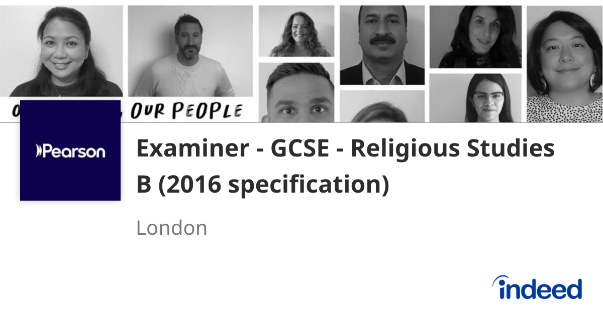 Examiner - GCSE - Religious Studies B (2016 specification) - London ...