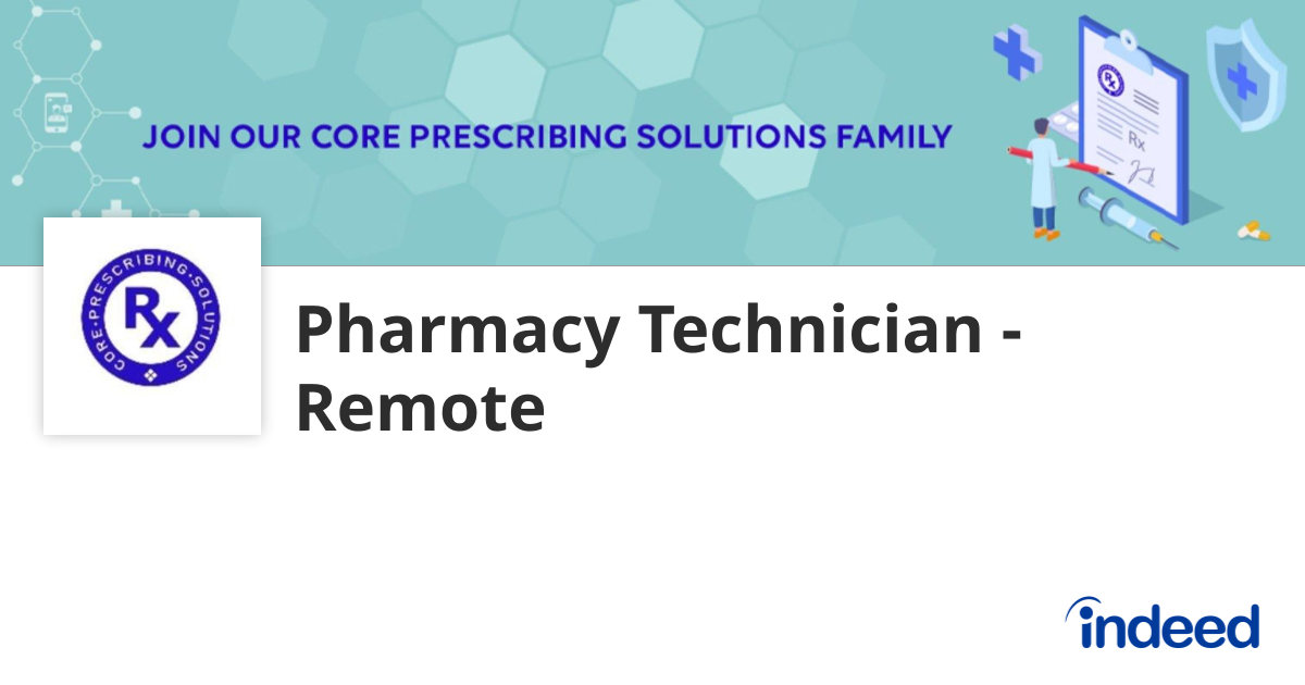 Pharmacy Technician - Remote - United Kingdom - Indeed.com