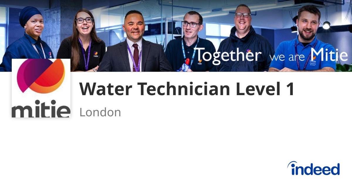 Water Technician Level 1 - London NW1 - Indeed.com