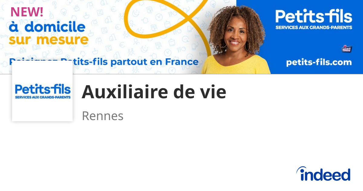 Auxiliaire de vie - 35000 Rennes - Indeed.com