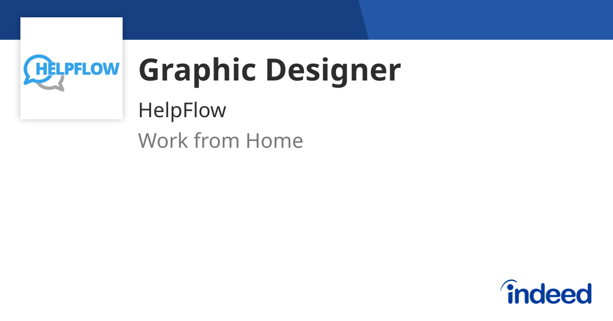 Graphic Designer - Work from Home - Indeed.com