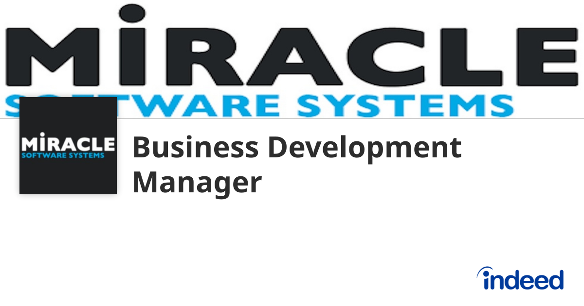 Business Development Manager - Illinois - Indeed.com