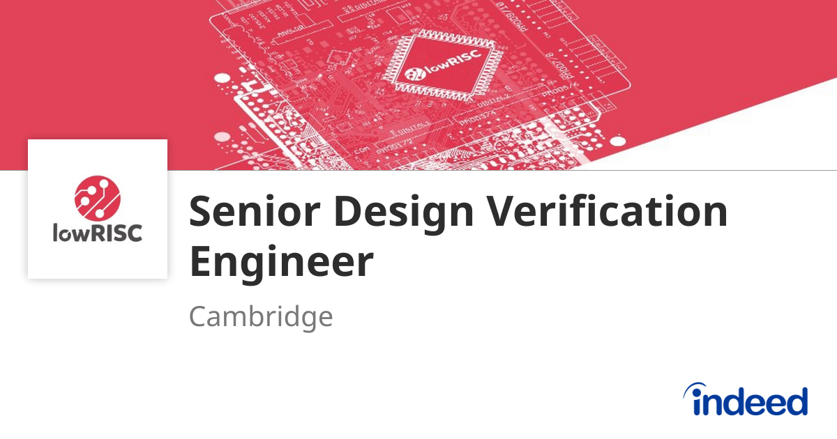 Senior Design Verification Engineer - Cambridge CB2 1GE - Indeed.com