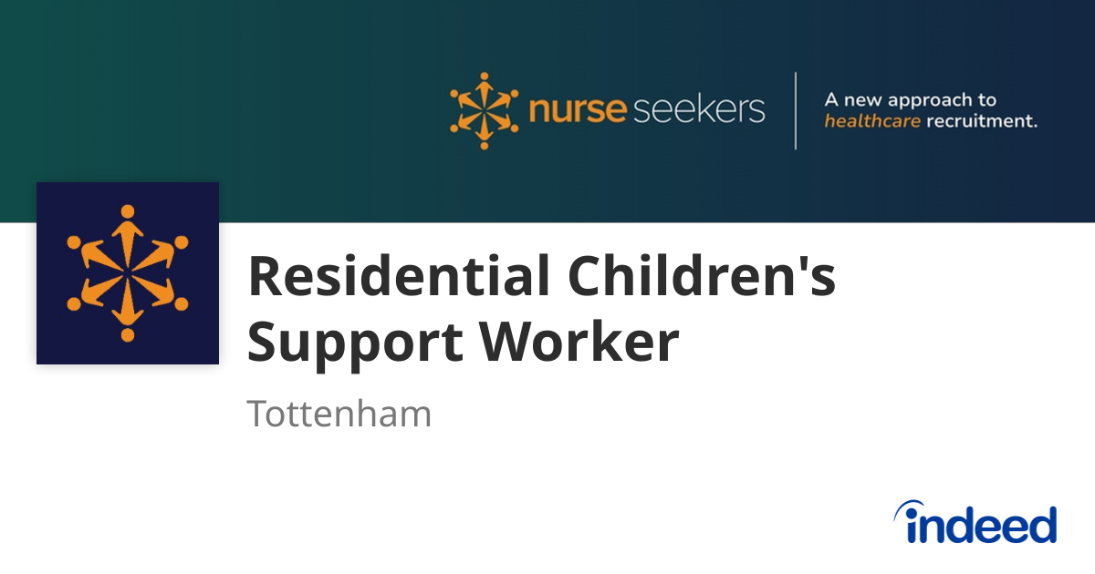Residential Children's Support Worker - Tottenham - Indeed.com