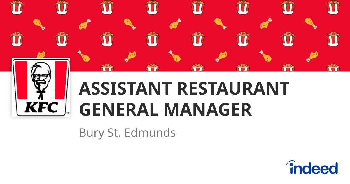 ASSISTANT RESTAURANT GENERAL MANAGER - Bury St. Edmunds IP33 3BA ...