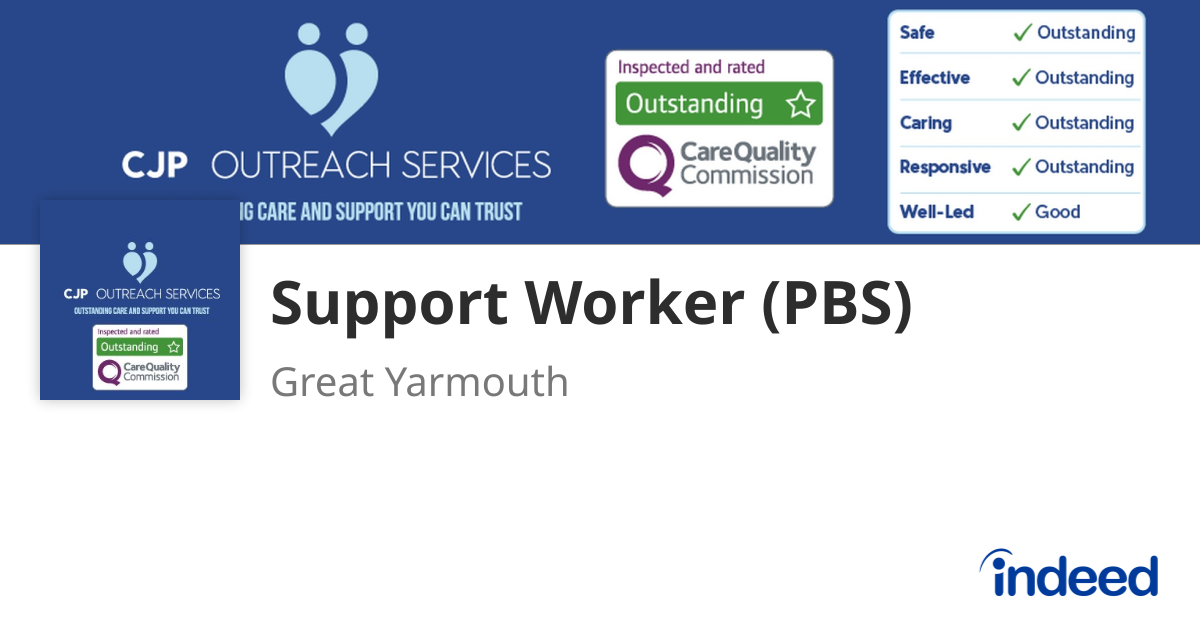 Positive behaviour support worker - Great Yarmouth - Indeed.com