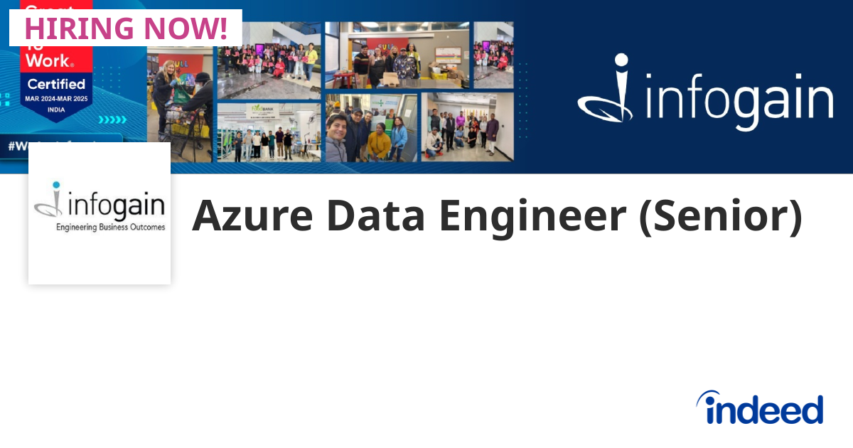 Azure Data Engineer (Senior) - Mumbai, Maharashtra - Indeed.com