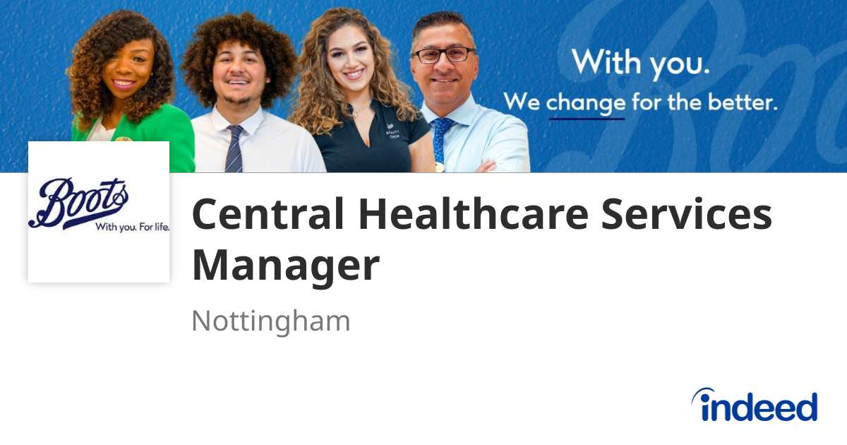 Central Healthcare Services Manager - Nottingham - Indeed.com