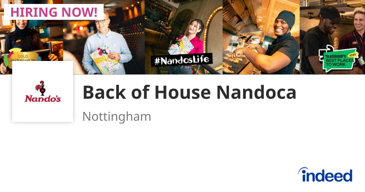 Back of House Nandoca - Nottingham NG4 2PA - Indeed.com