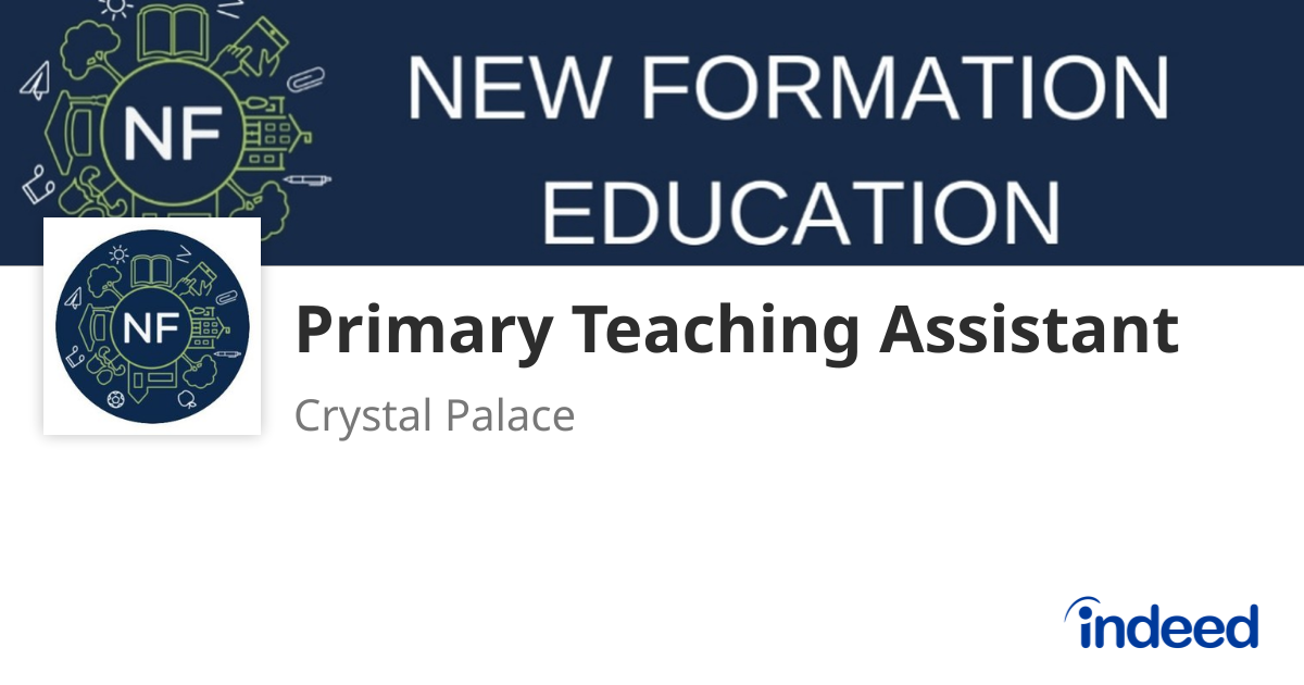 Primary Teaching Assistant - Crystal Palace SE19 - Indeed.com