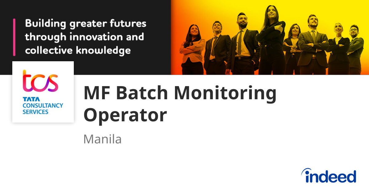 MF Batch Monitoring Operator - Manila - Indeed.com
