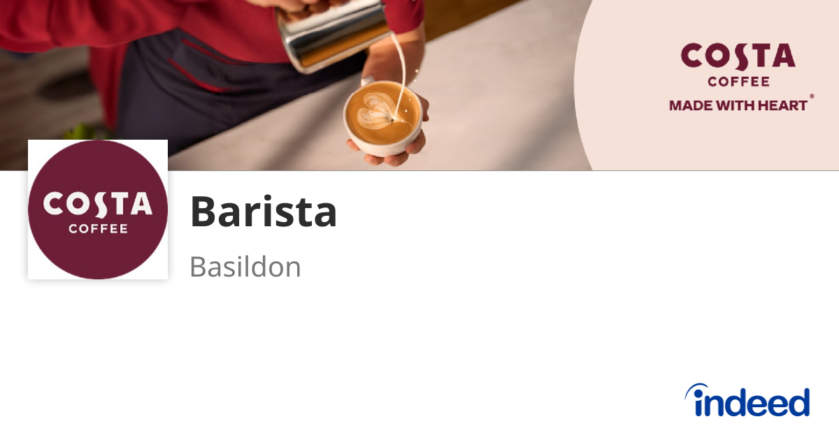 Barista - Basildon SS14 3WB - Indeed.com