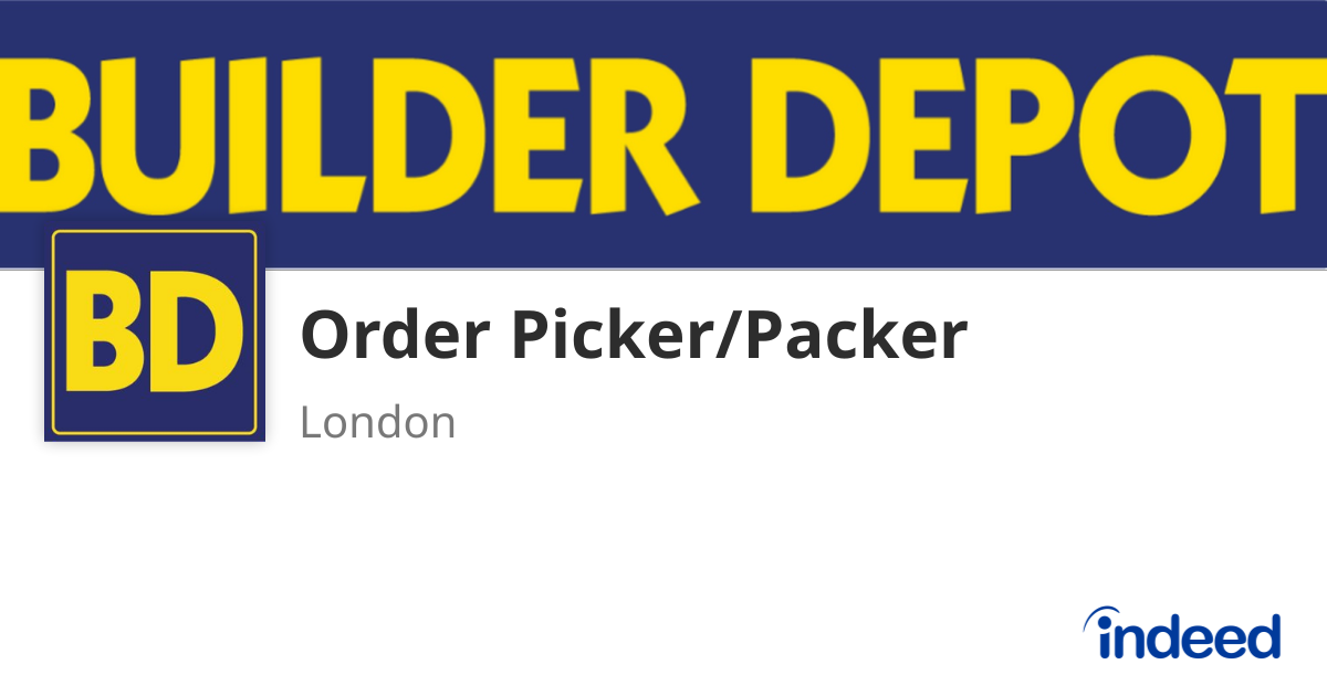 Order Picker/Packer - London N11 1QJ - Indeed.com