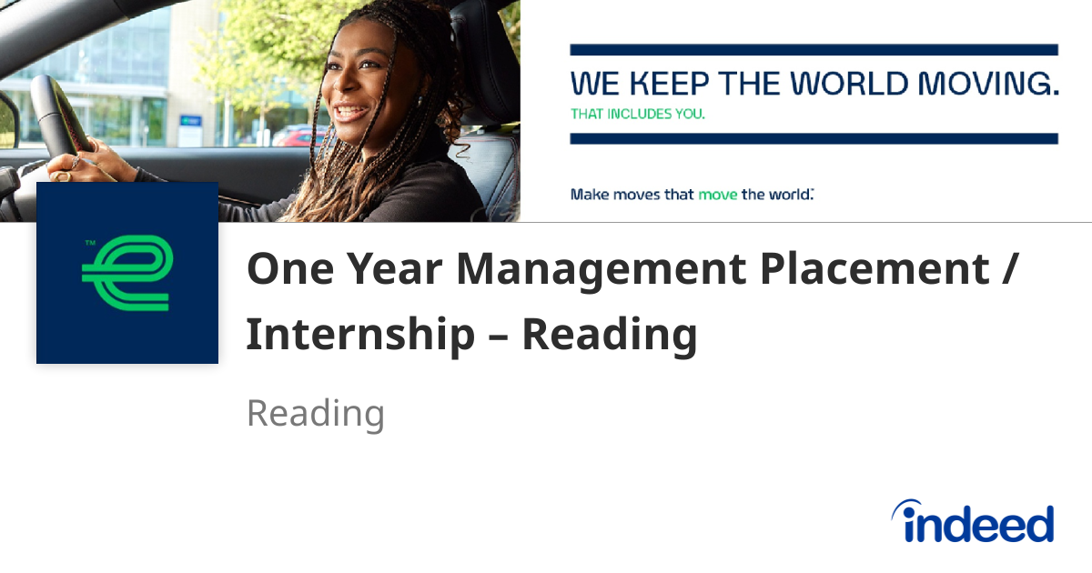 One Year Management Placement / Internship – Reading - Reading RG1 7DS ...