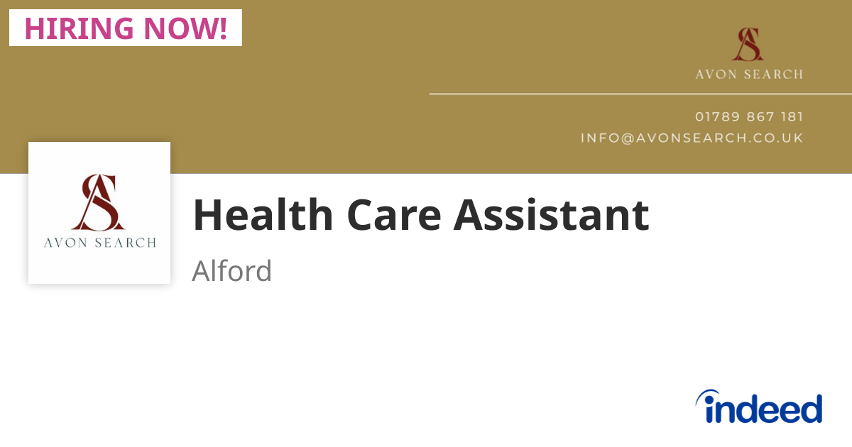 Health Care Assistant - Alford - Indeed.com
