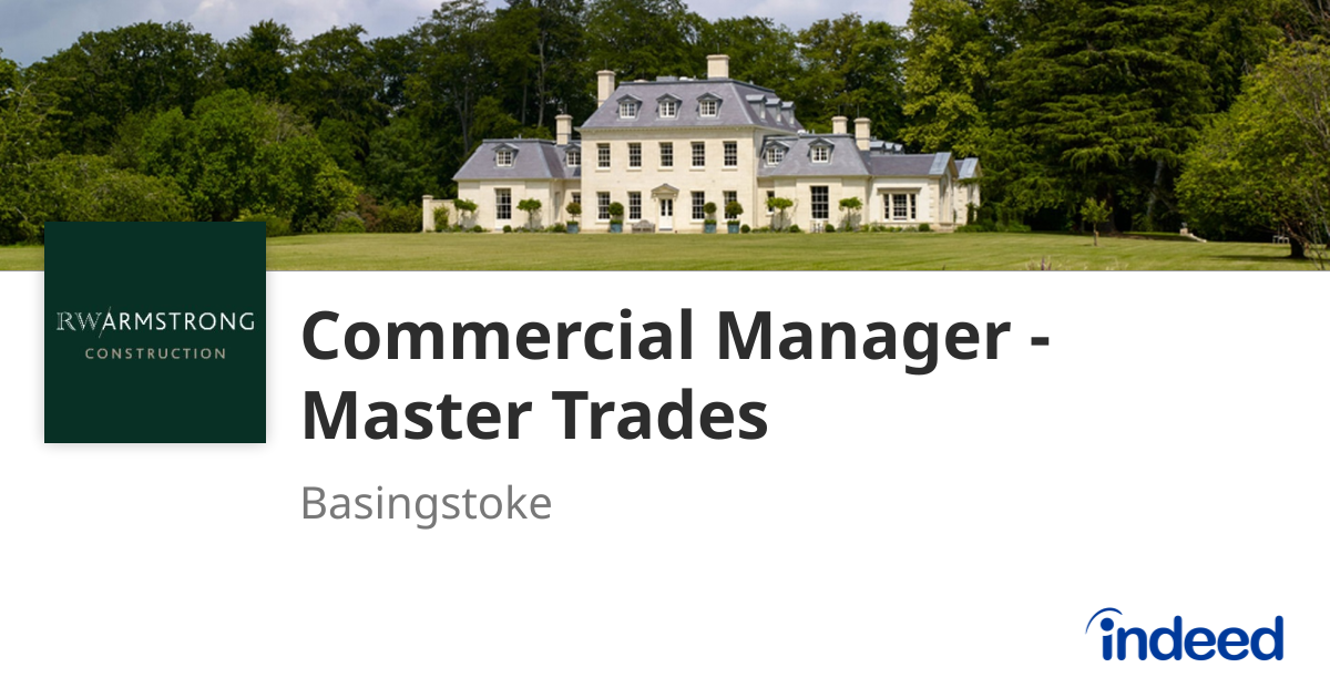 Commercial Manager - Master Trades - Basingstoke - Indeed.com