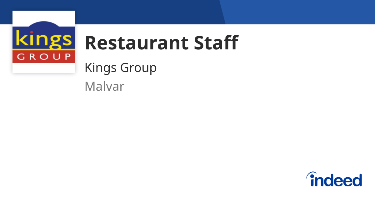 Restaurant Staff - Malvar - Indeed.com