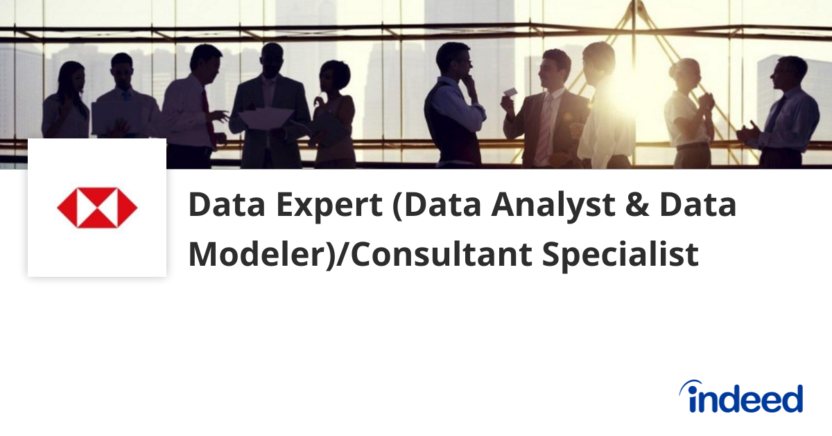 Consultant Specialist/Data Expert (Data Analyst & Data Modeler ...