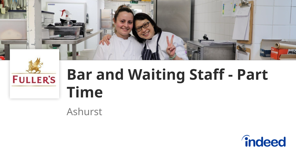 Bar and Waiting Staff - Part Time - Ashurst - Indeed.com