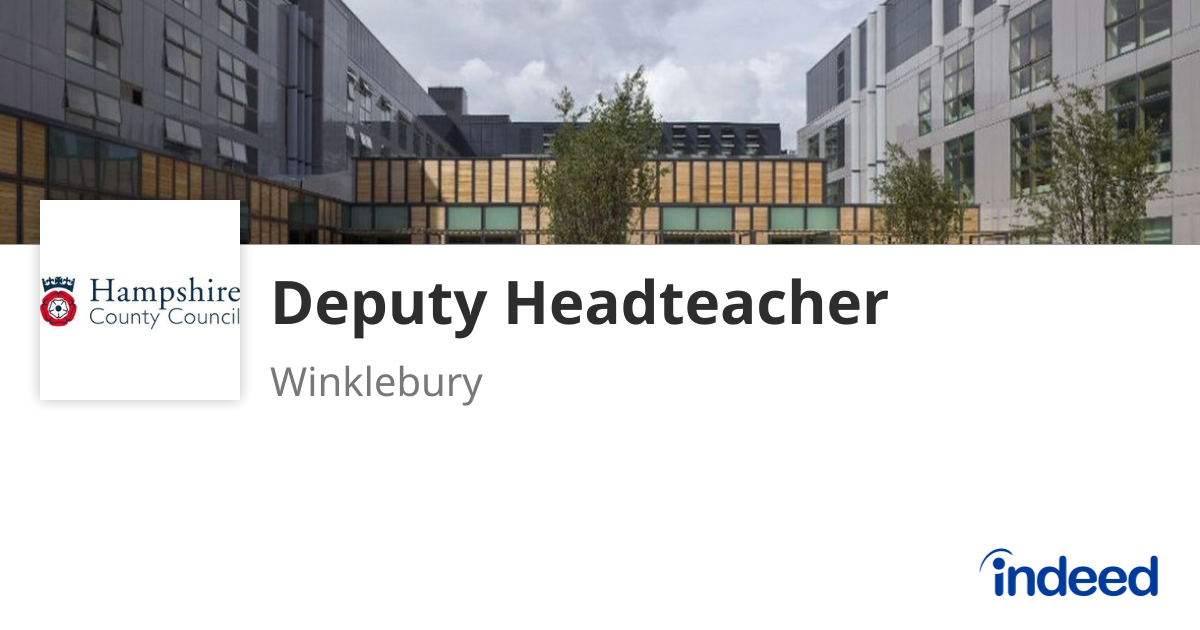 Deputy Headteacher - Winklebury RG23 8AF - Indeed.com