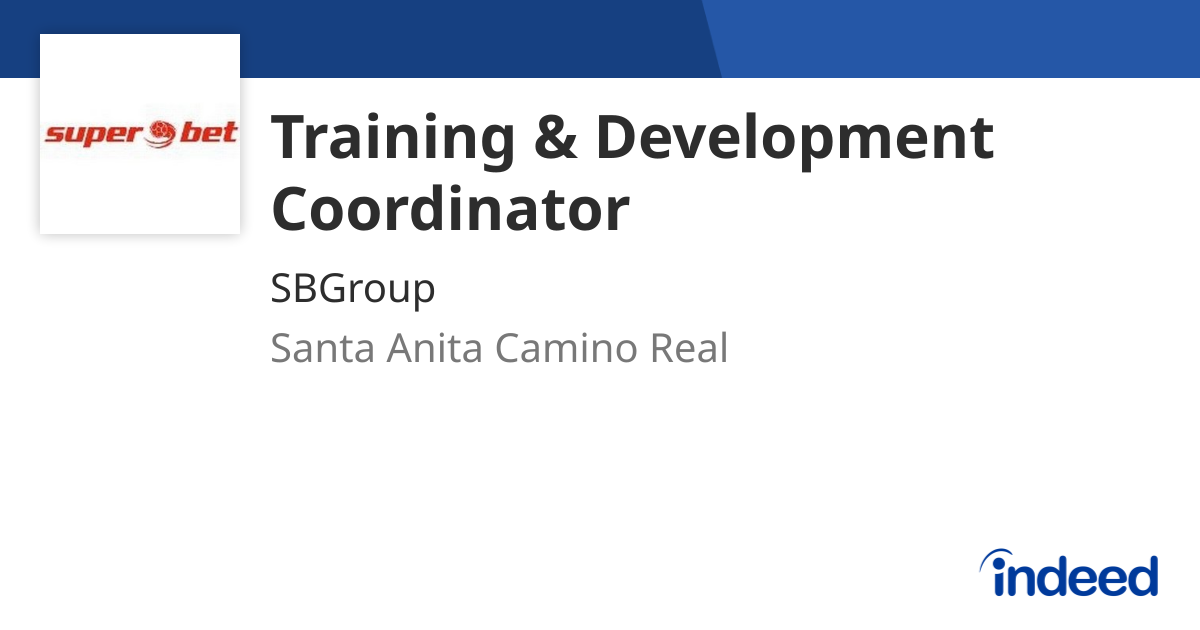 Training & Development Coordinator - Santa Anita Camino Real, Jal ...