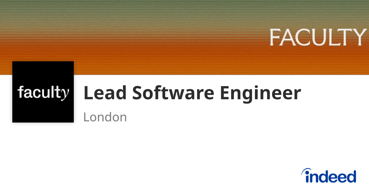 Lead Software Engineer - London - Indeed.com