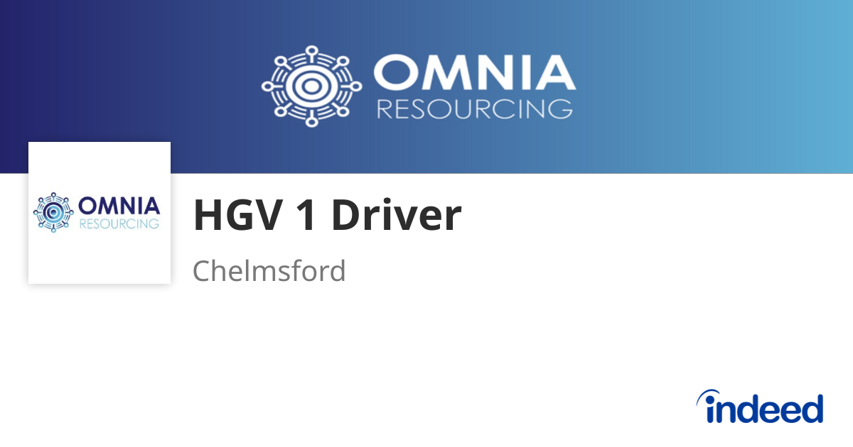 HGV 1 Driver - Chelmsford - Indeed.com