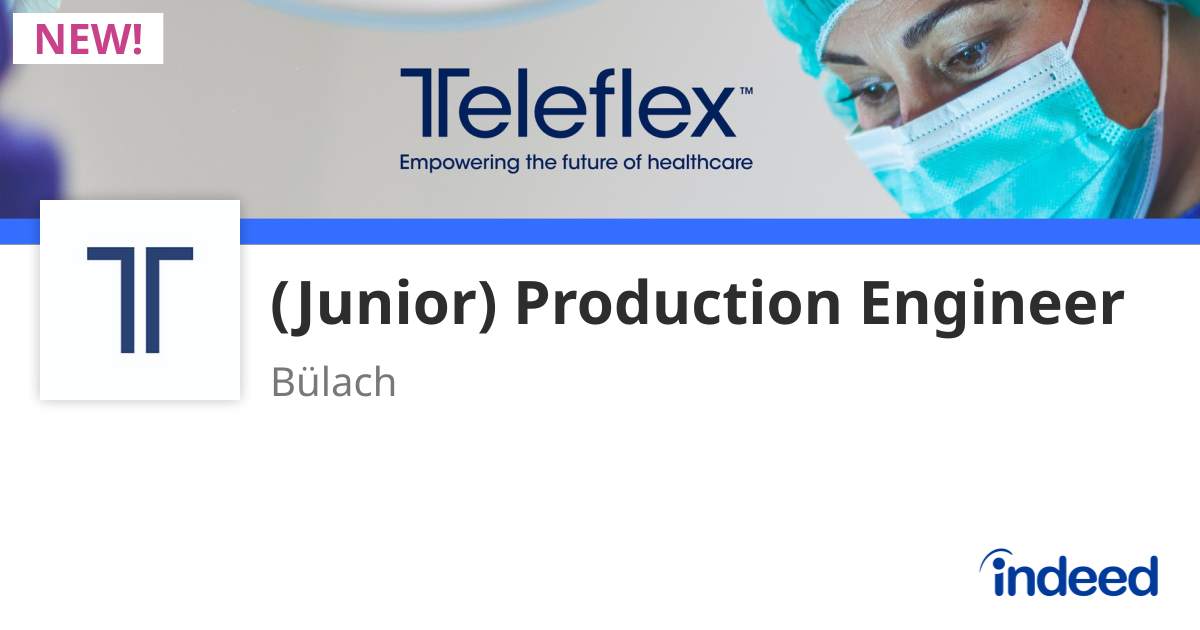 (Junior) Production Engineer - Bülach, ZH - Indeed.com